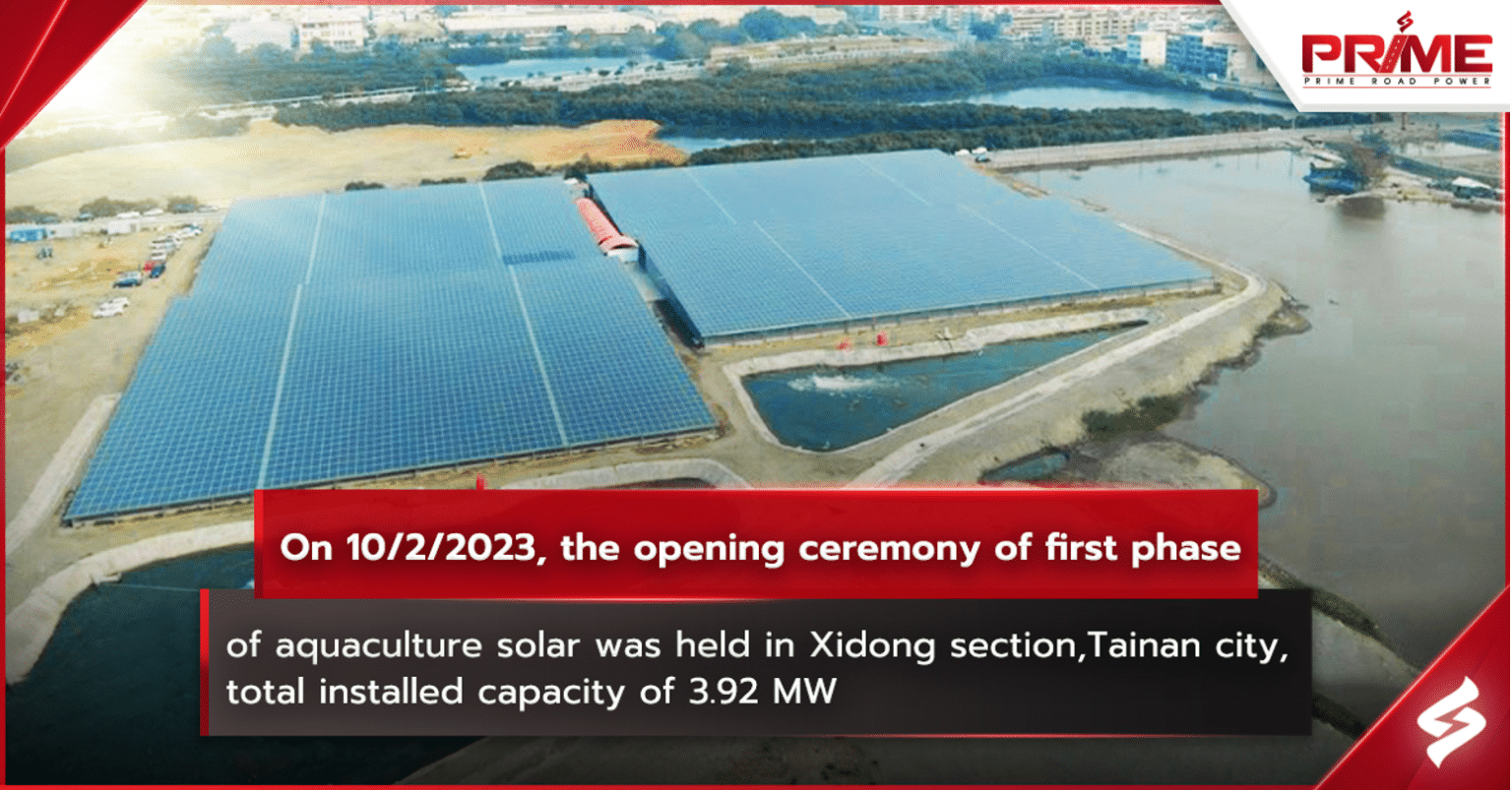 PRIME opening of the first phase of solar power plant in Taiwan | PRIME